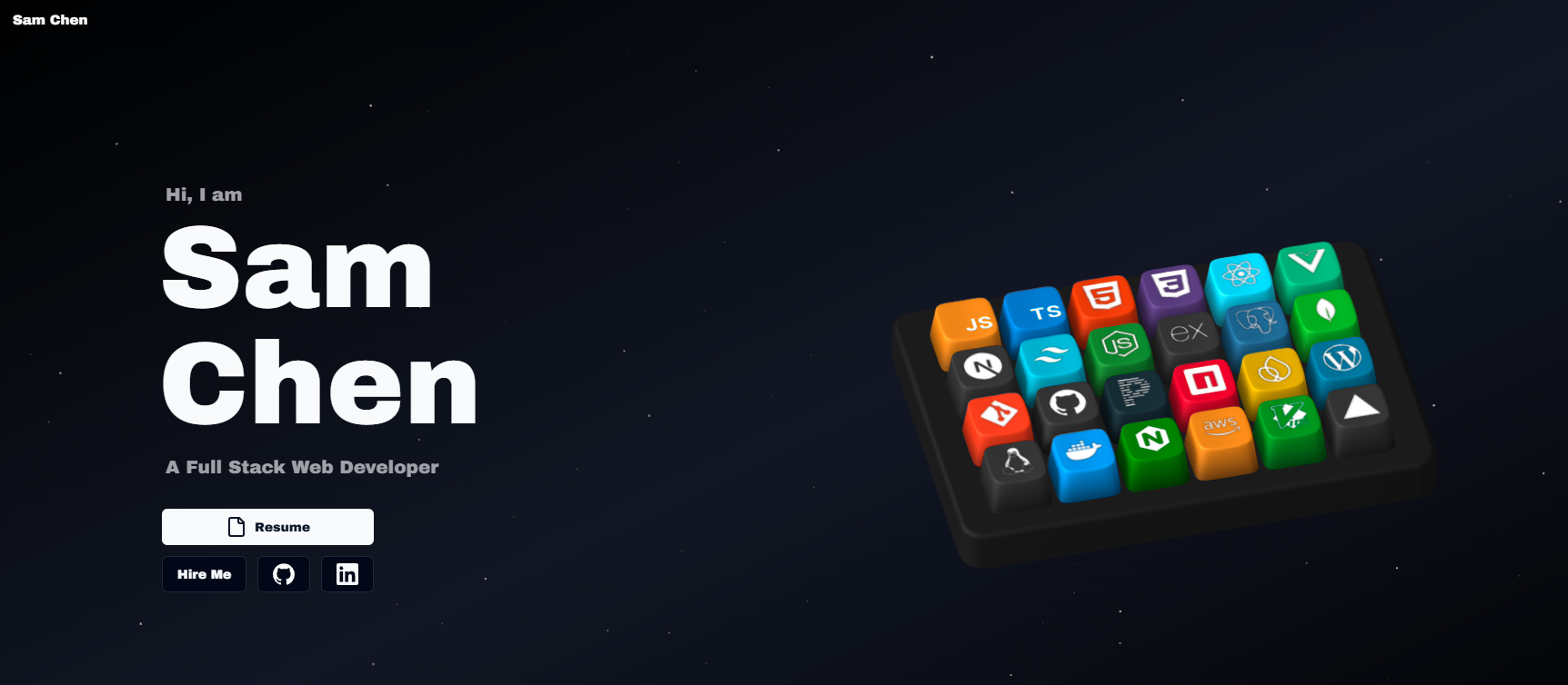 Sam Chen | Full-Stack Developer